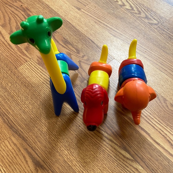 Tupperware | Toys | Vintage Tupperware Zoo It Yourself 3x Plastic ...